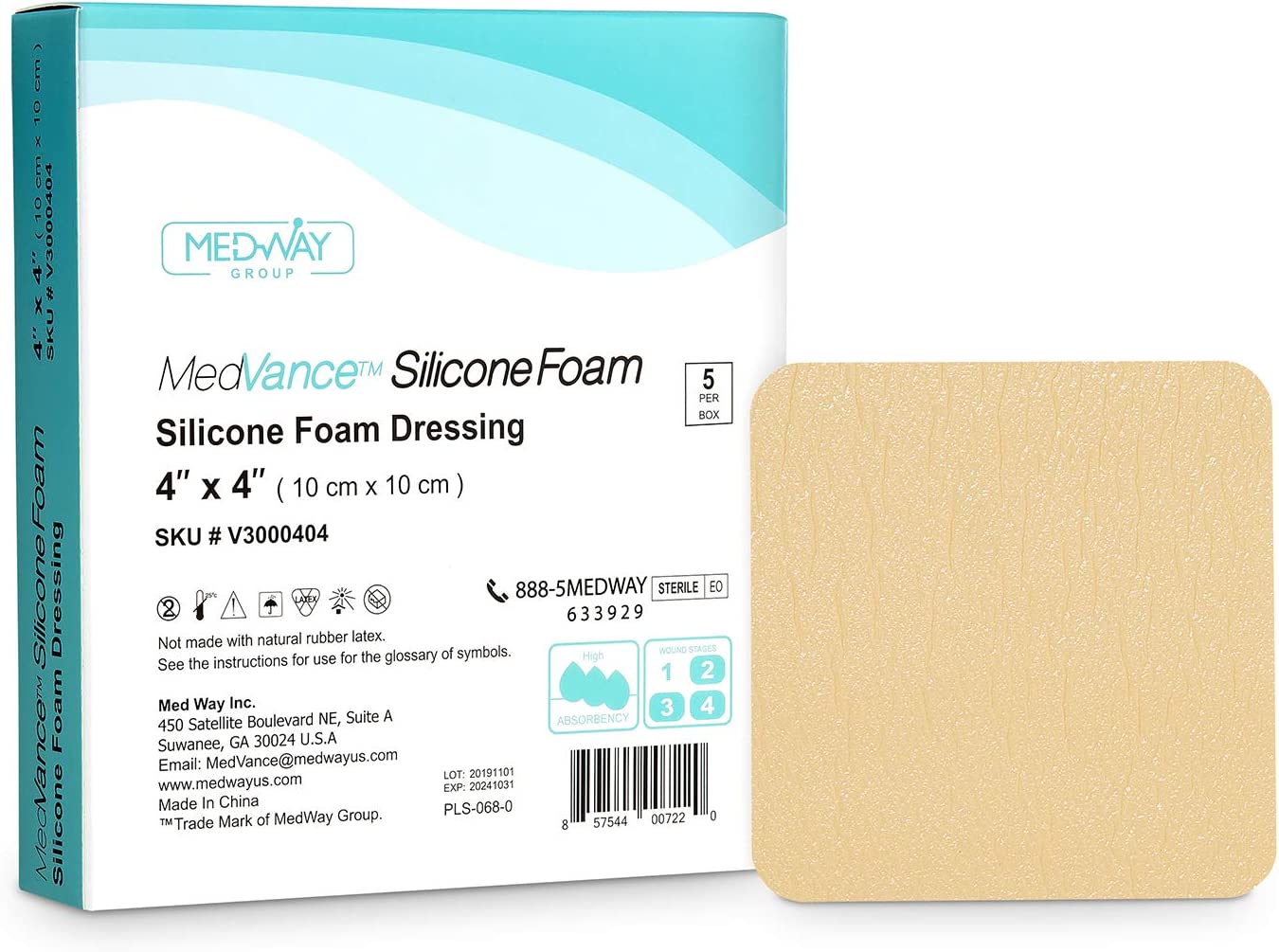 Medvance Silicone Foam Dressing – ACE Medical Inc